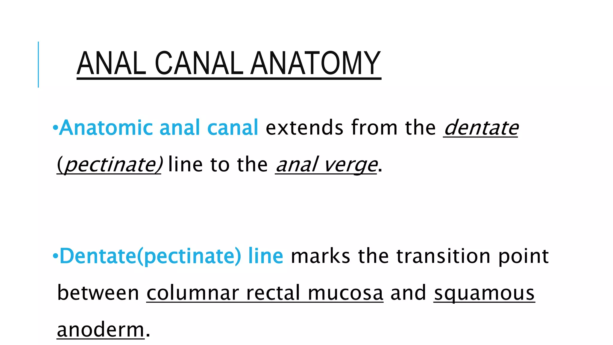 Fistula in ano | PPTX