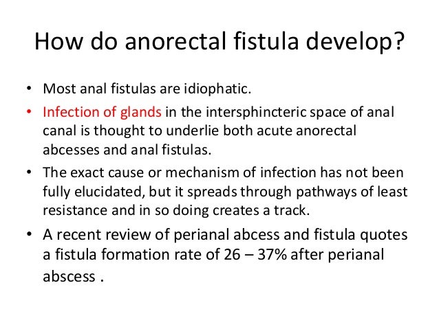 Fistula in ANO