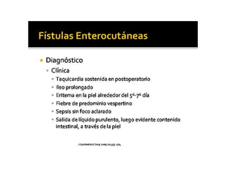 FISTULAS ENTEROCUTANEAS clasificación y fisiopatología .pptx