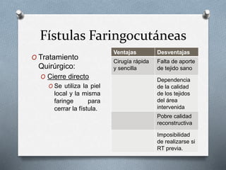 Fistulas faringocutaneas | PPTX