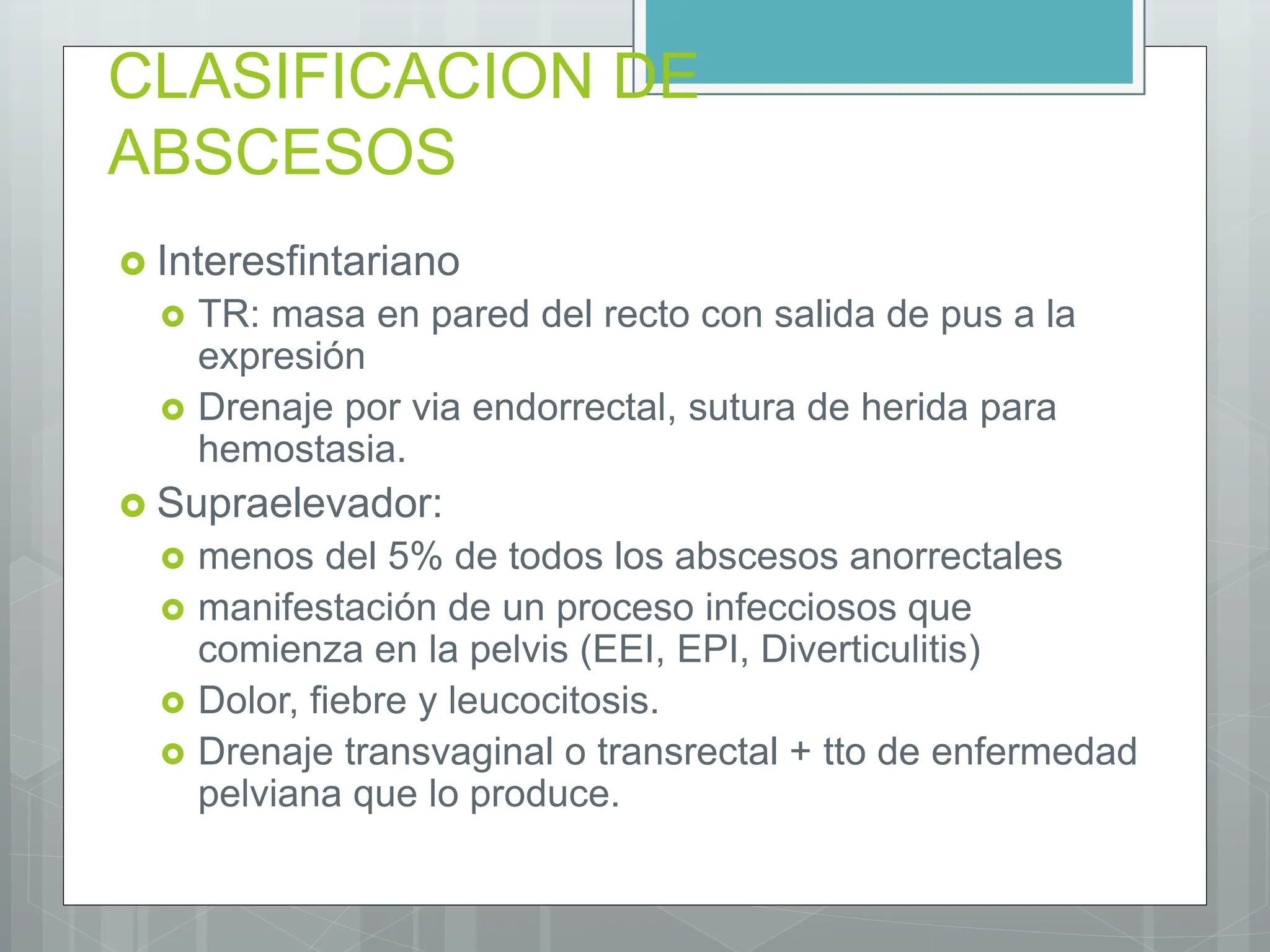 anatomia, abscesos y fistulas perianales | PPTX