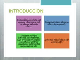 anatomia, abscesos y fistulas perianales | PPTX