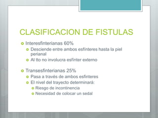 anatomia, abscesos y fistulas perianales | PPTX