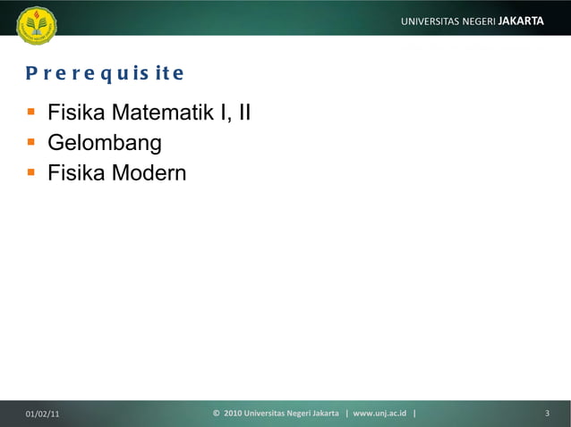 Fisika Kuantum (0) pengantar | PPT