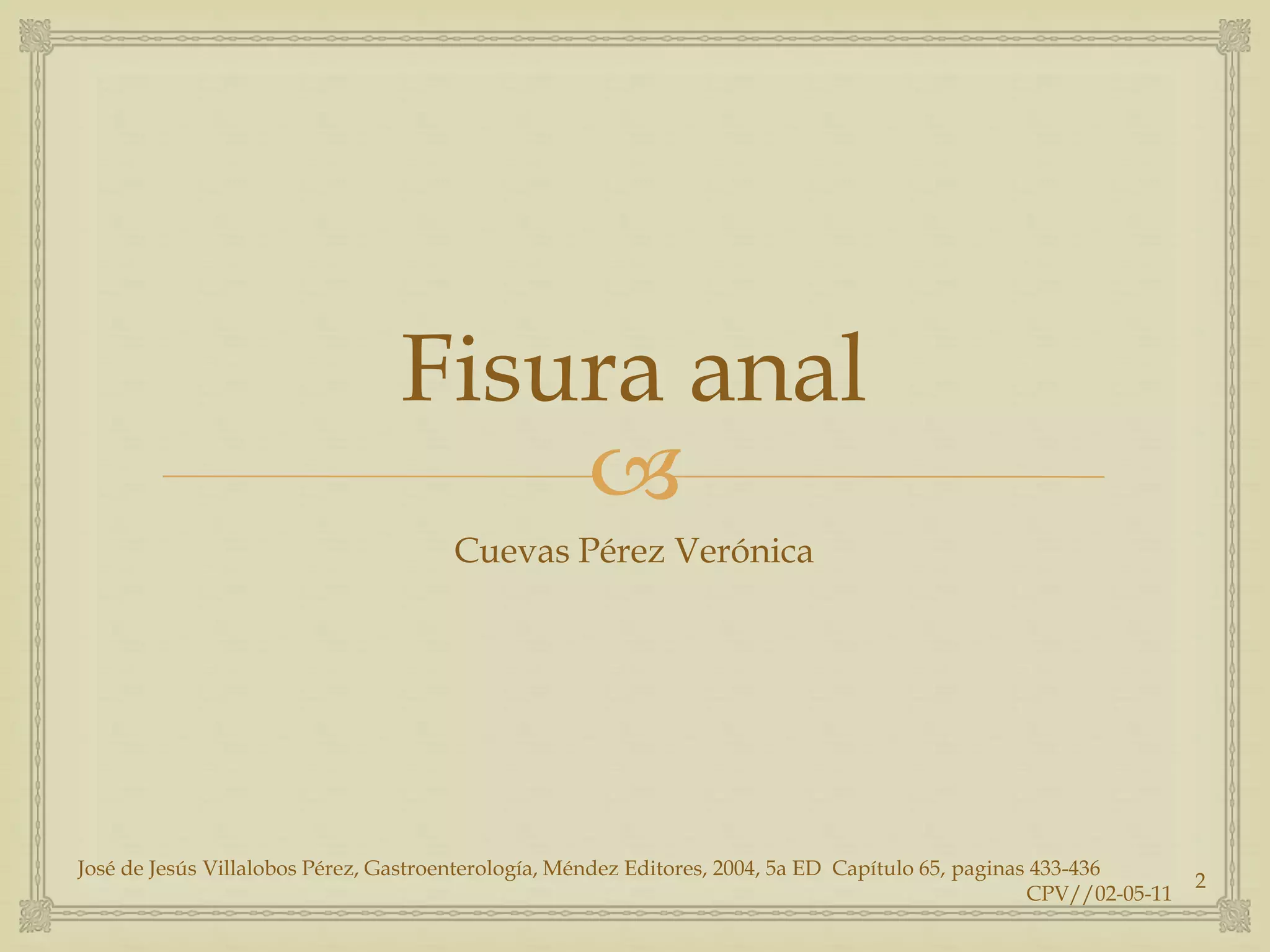 Fisura Anal Ppt