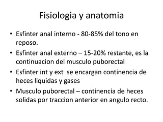 Fisura anal | PPTX