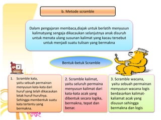 keterampilan berbahasa Indonesia-metode Membaca | PPTX