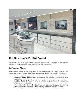 Fit-Out Project Management: A Step-by-Step Guide to Success | PDF