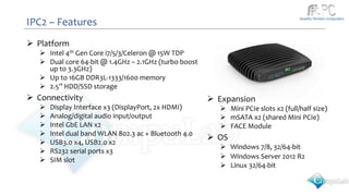 Fit pc-product-line-overview | PPT