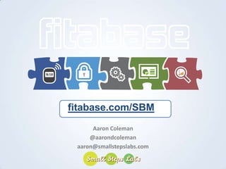 Fitabase at SBM - Lightning Talk | PPTX
