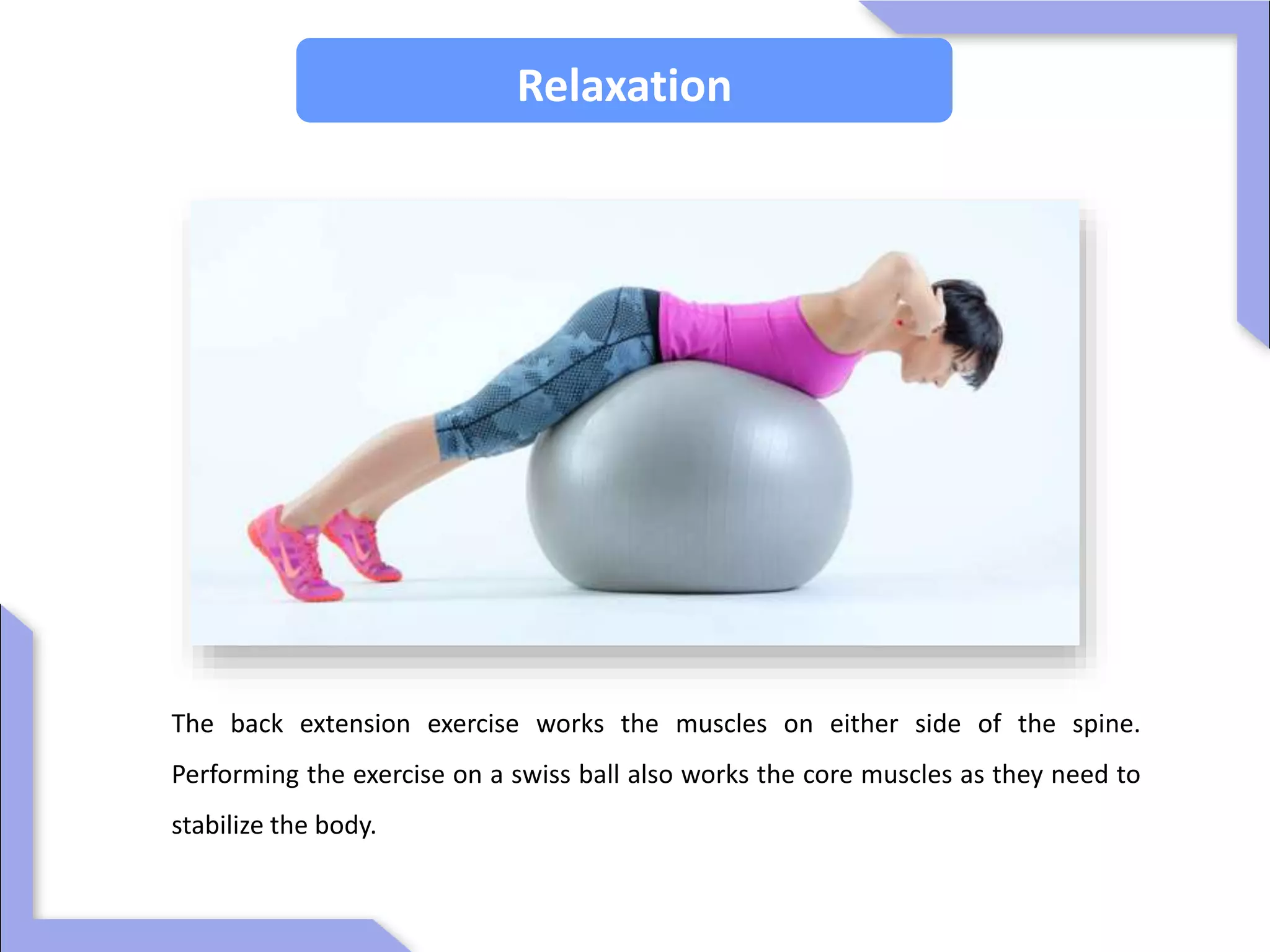 Fit Ball Exercises Core Strength | PPTX