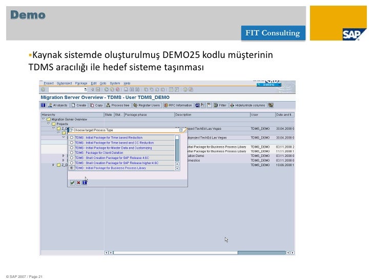SAP Forum 2009: SAP Türkiye ile TDMS Sunumu