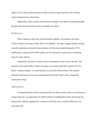 Fitbit branding campaign | PDF