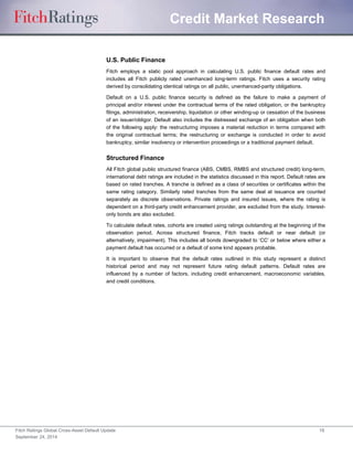 Fitch Ratings Global Cross-Asset Default Update | PDF