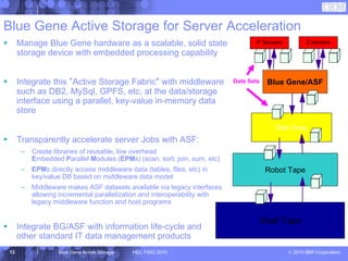 Blue Gene Active Storage | PDF