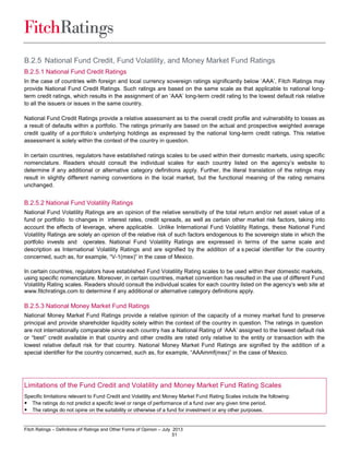 Fitch Ratings: Definitions of Ratings | PDF