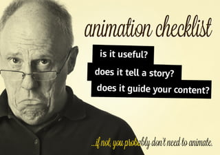 Animating the Interactive Experience | PDF