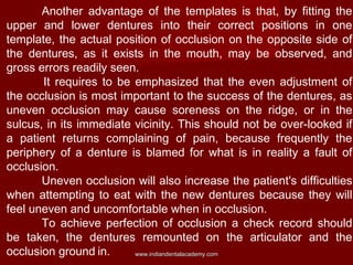 complete denture instructions to patients/ orthodontic practice | PPT ...