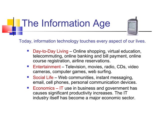 Basics of information technology | PPT
