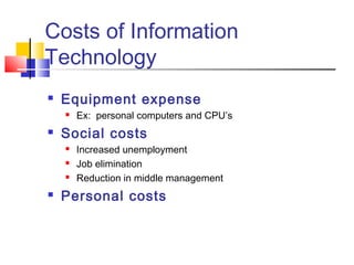 Basics of information technology | PPT