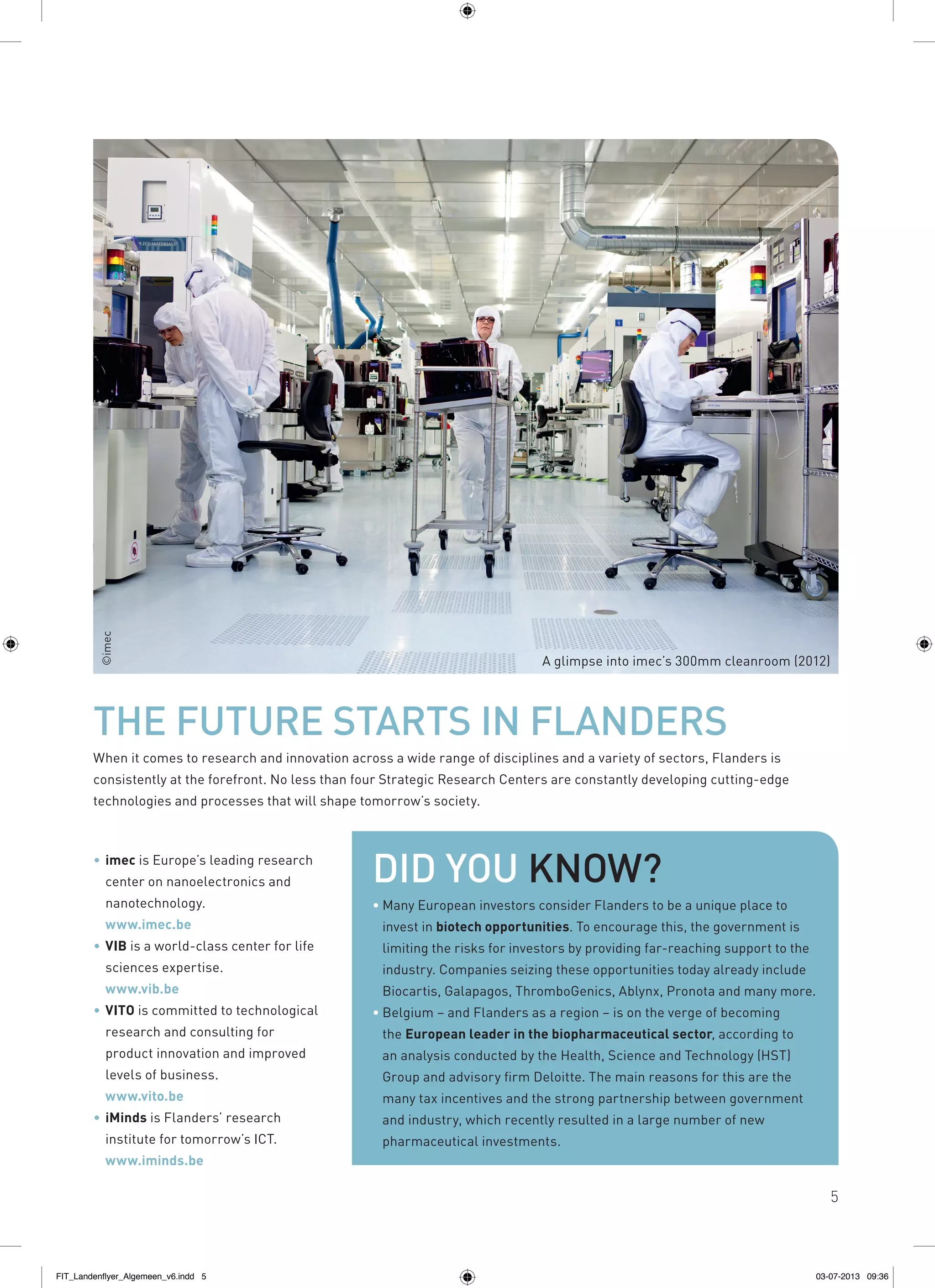 Seize the business opportunities in Flanders/Belgium | PDF