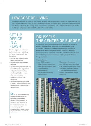 Seize the business opportunities in Flanders/Belgium | PDF