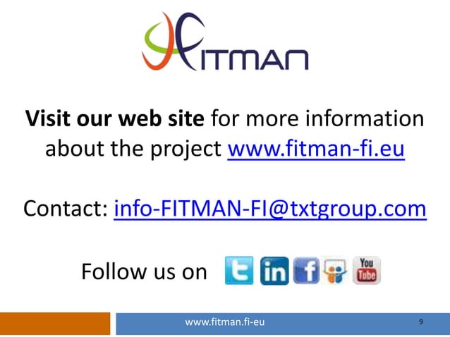 FITMAN Short Presentation | PPT | Free Download