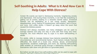Self-Soothing in Adults | PPT