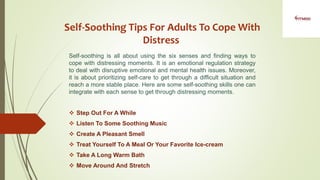 Self-Soothing in Adults | PPT