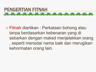 Fitnah | PPTX