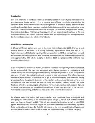 Uremic Leontiasis Ossea | DOCX