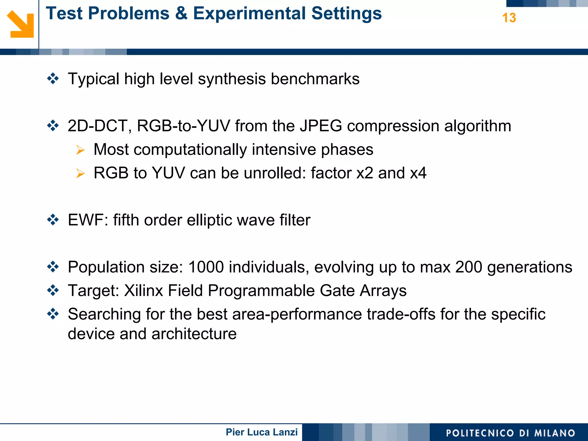 Fitness Inheritance in Evolutionary and Multi-Objective High-Level Synthesis | PDF