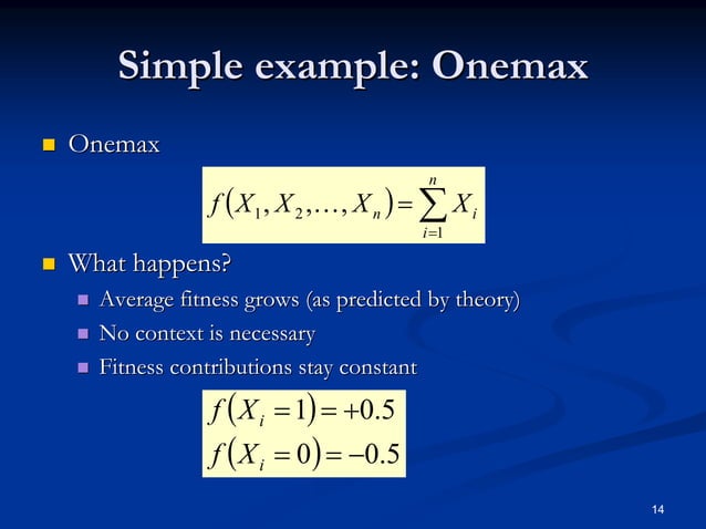 Fitness Inheritance In The Bayesian Optimization Algorithm Ppt