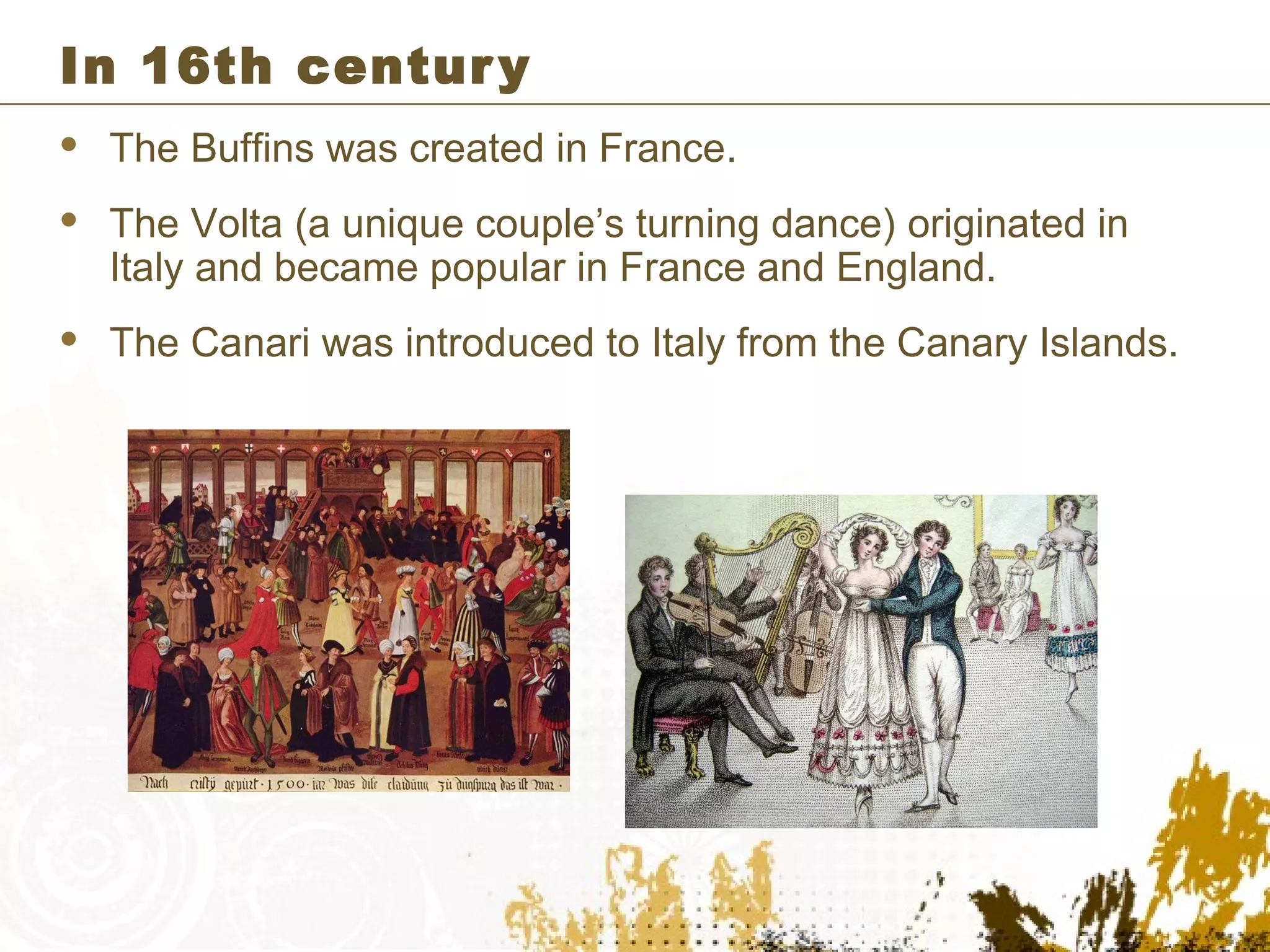 the evolution of dance through the years | PPT