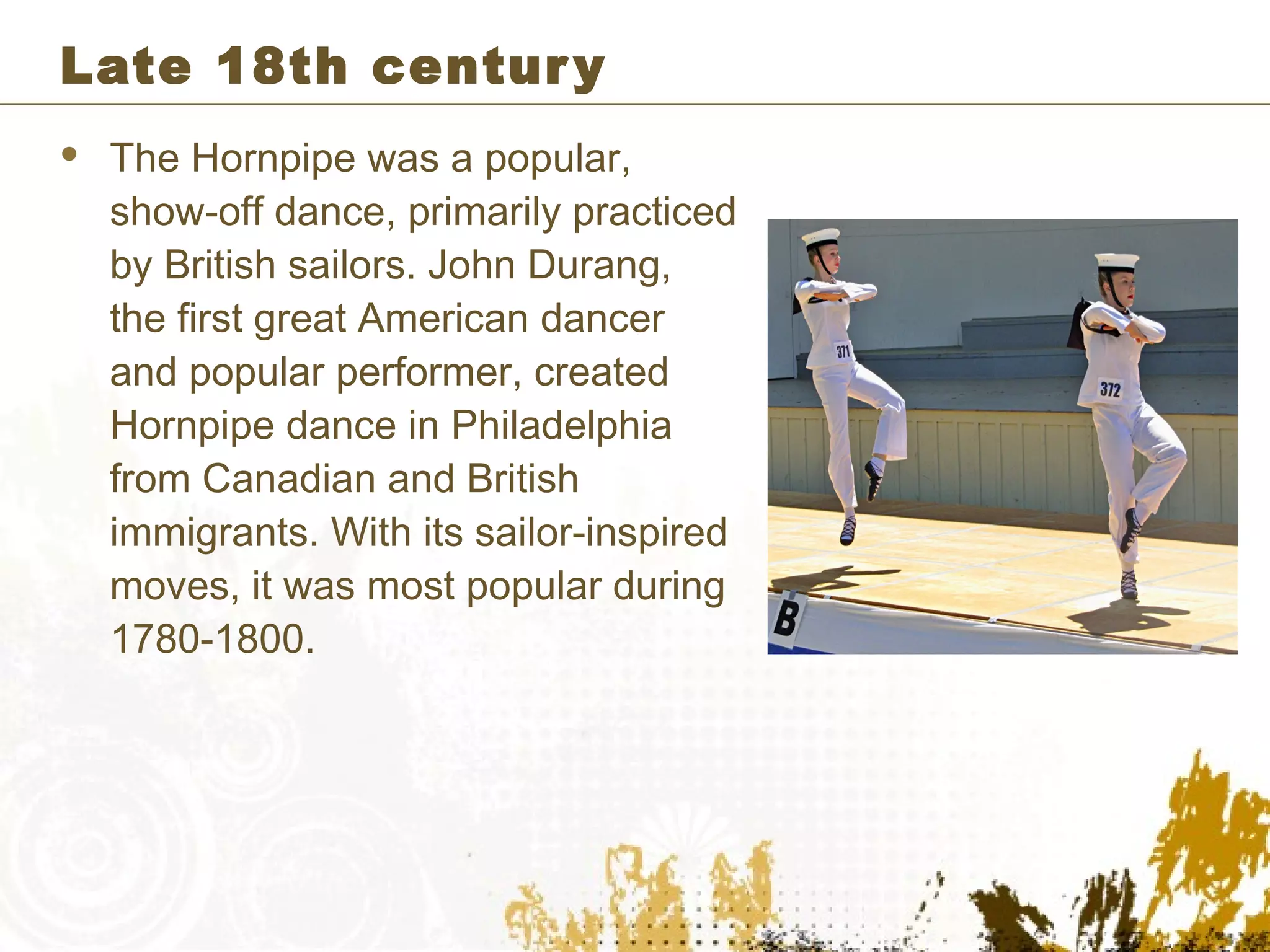 the evolution of dance through the years | PPT