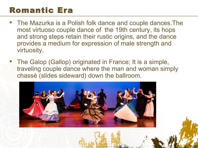 the evolution of dance through the years | PPT