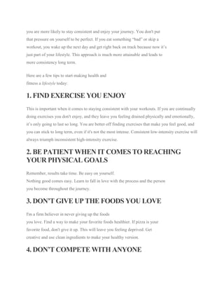 fitness and exercise ppt , its elements ts | PDF