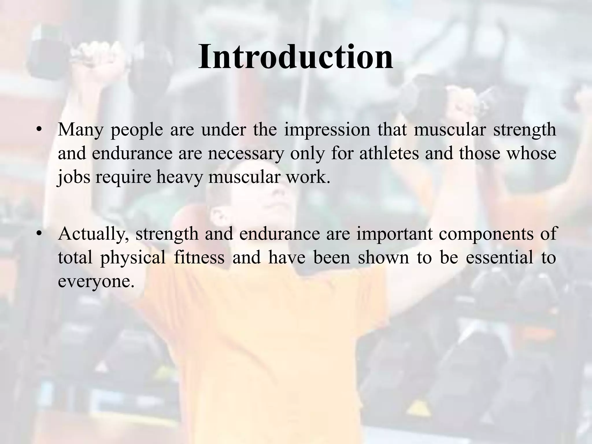 Fitness and strength testing in sports | PPTX