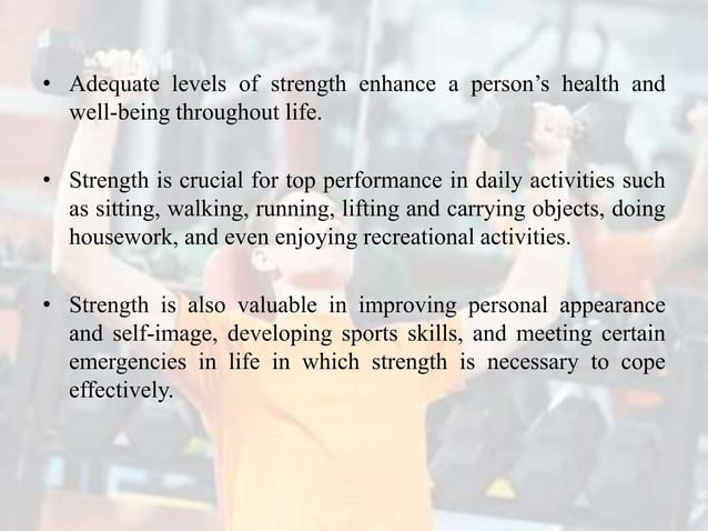 Fitness and strength testing in sports | PPTX
