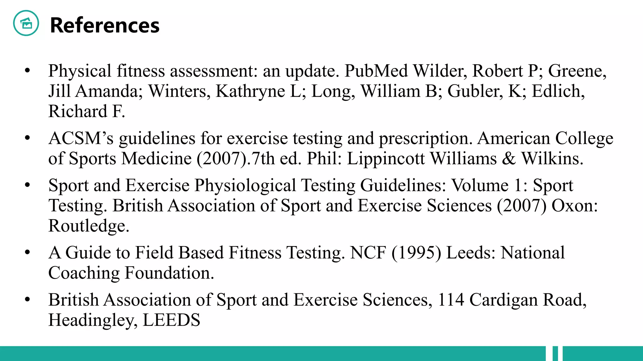 Fitness assessment | PPTX | Bodybuilding | Sports