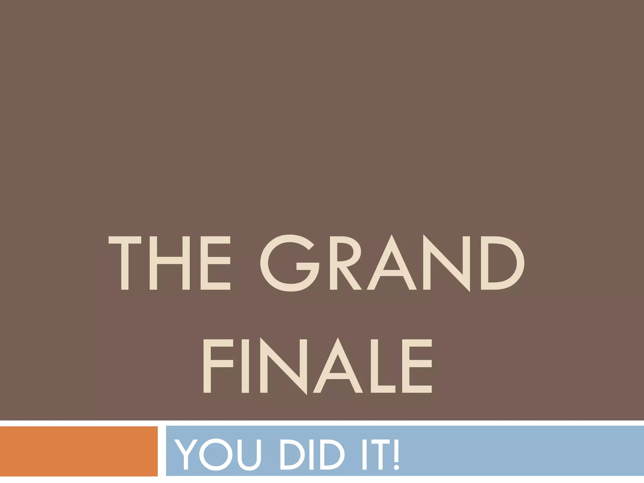 Fitness challenge 2012 the grand finale | PPT