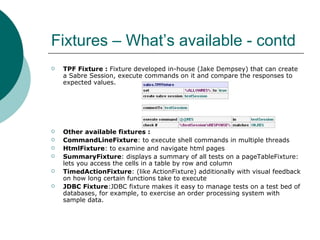 Fitnesse - Acceptance testing | PPT