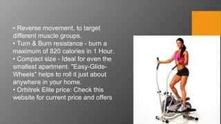 Orbitrek Elite - Fitness equipment | PPT
