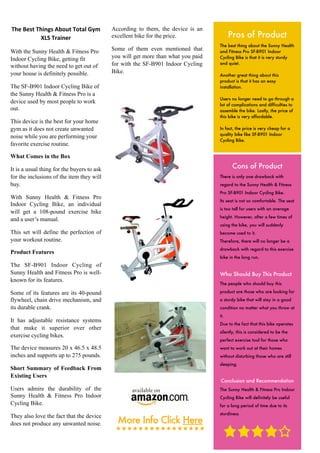 Fitness Equipment Reviews 2013 | PDF