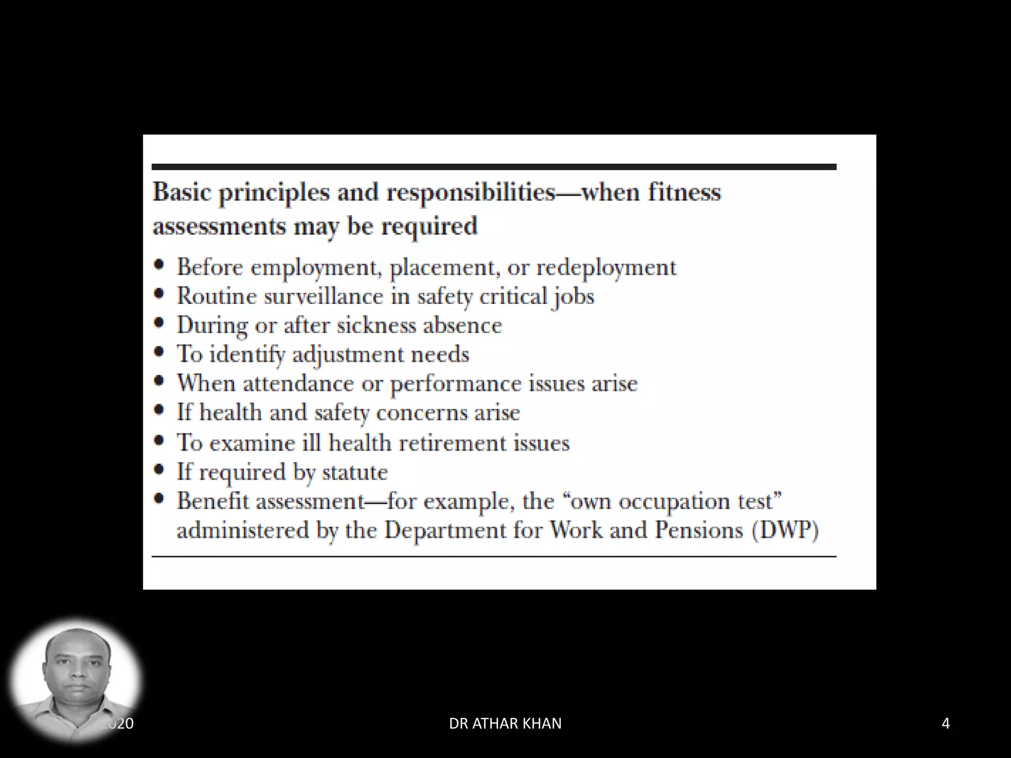 Fitness for work | PDF