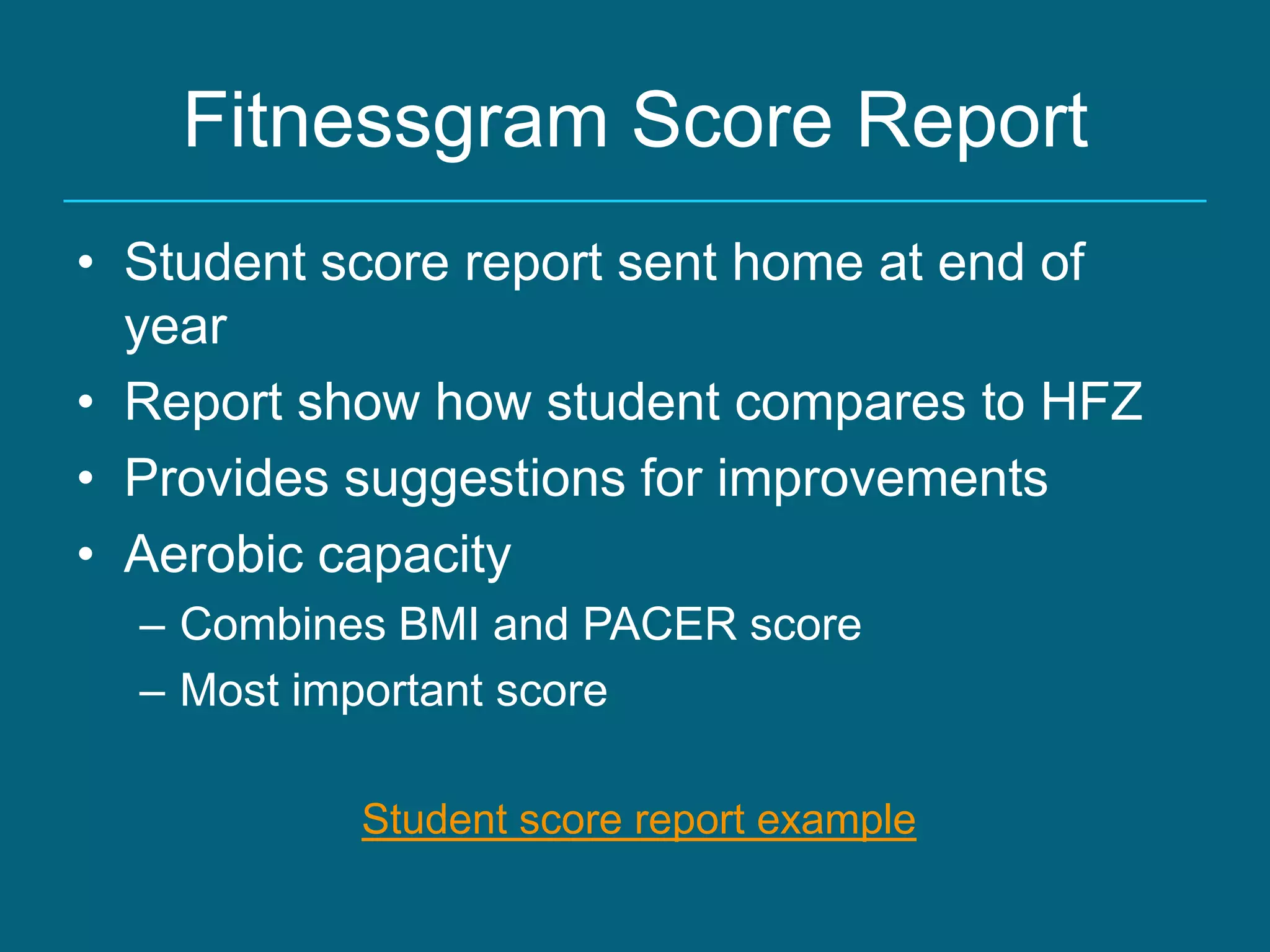 Fitnessgram Fitness Testing ppt | PPTX