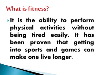 Fitness indicators | PPTX