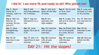 21 Day Challenge Finished! | PPT