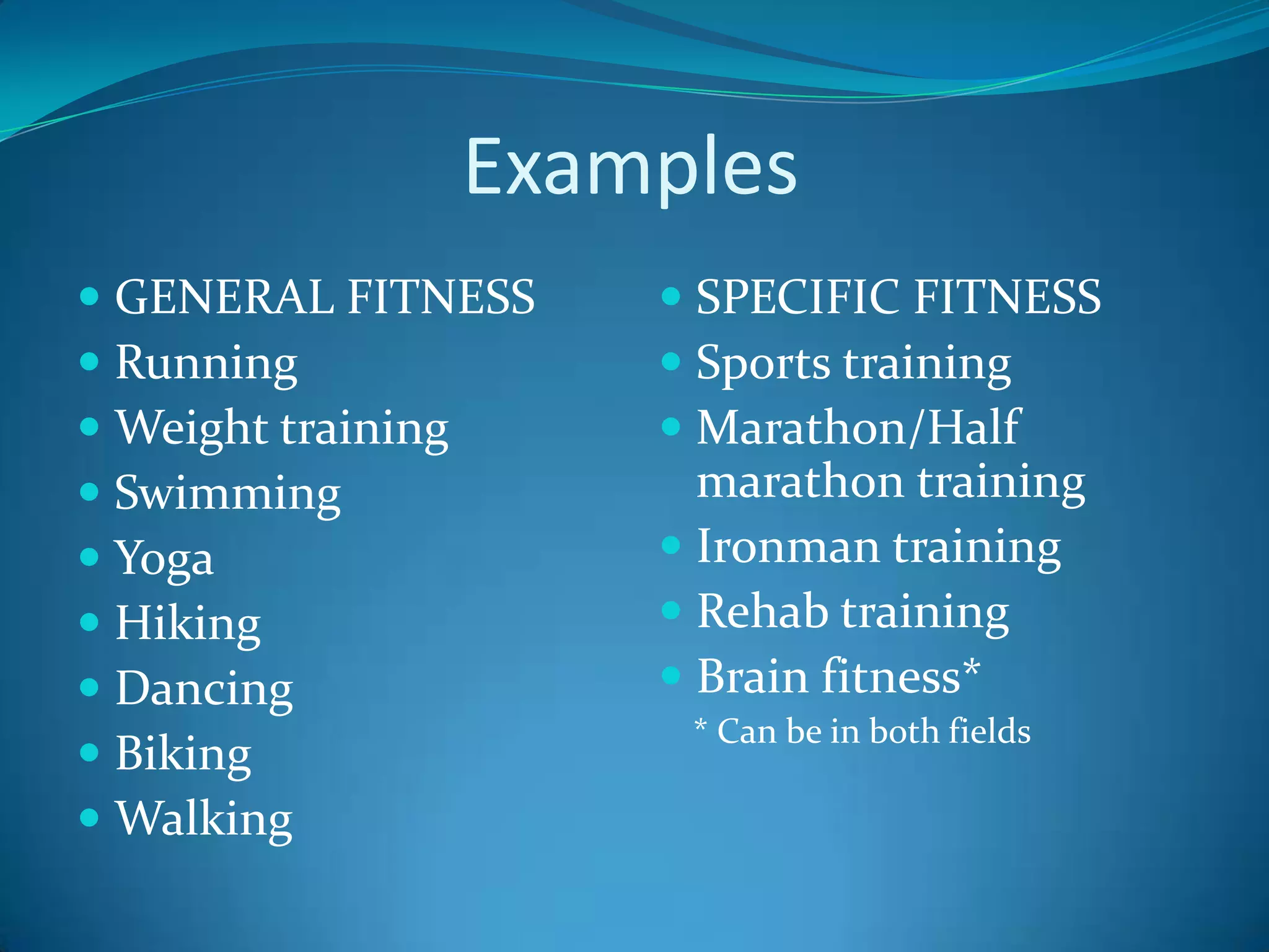 Fitness Presentation 2010 | PPTX