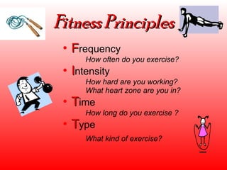 Fitness principles | PPT